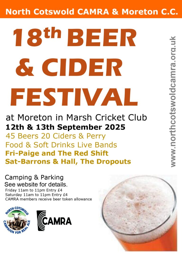 Cotswold Beer Festival 2025 Award winners – Cheltenham CAMRA